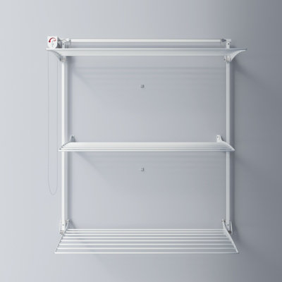 Foxydry Tower 152 cm White, Space-Saving Foldable Laundry Drying Rack ...