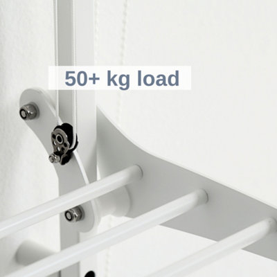 FOXYDRY TOWER 88 CM WHITE, 3-TIER ADJUSTABLE DRYING RACK FOR CLOTHES ...
