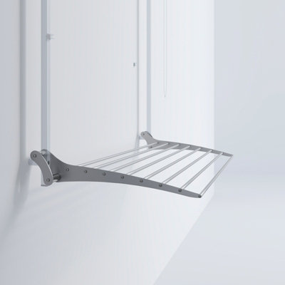 Foxydry Wall 108 cm Grey, Space-Saving Wall Dryer, Vertical Drying Rack ...