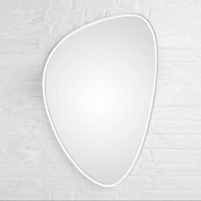 Frameless Asymmetric Irregular Shape Beveled Tear Drop Wall Mirror ...