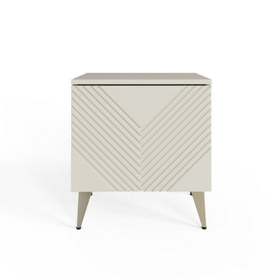 FRANK OLSEN AVA LAMP TABLE ANTIQUE WHITE