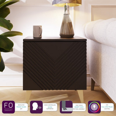 FRANK OLSEN AVA LAMP TABLE BLACK