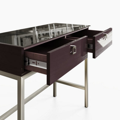 FRANK OLSEN LYRA CONSOLE TABLE PLUM BLACK