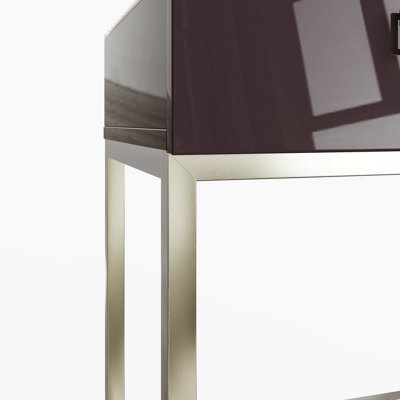 FRANK OLSEN LYRA CONSOLE TABLE PLUM BLACK