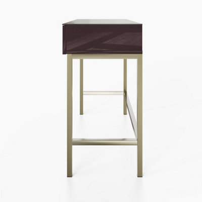 FRANK OLSEN LYRA CONSOLE TABLE PLUM BLACK