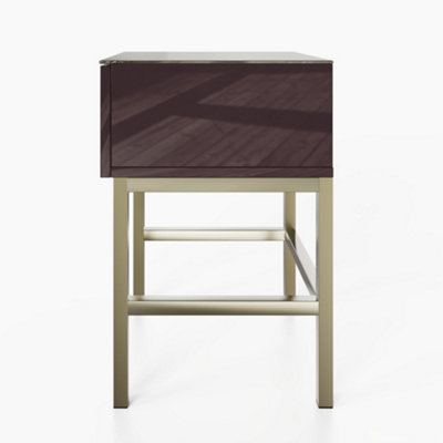 FRANK OLSEN LYRA LAMP TABLE PLUM BLACK