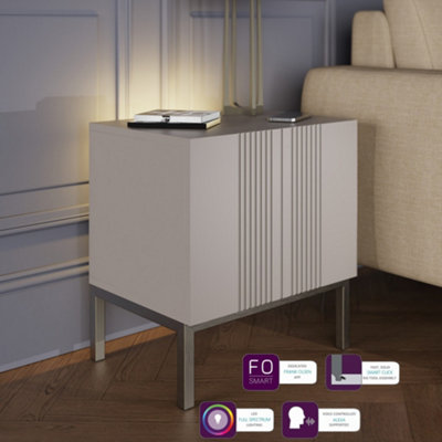 FRANK OLSEN SMART IONA LAMP TABLE GREY