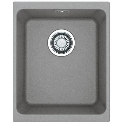 Franke 1.0 Bowl Grey Undermount Kitchen Sink KBG 110-34 SG | DIY at B&Q