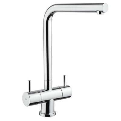 Franke Cantello Mono Mixer twin Lever Chrome Kitchen Tap