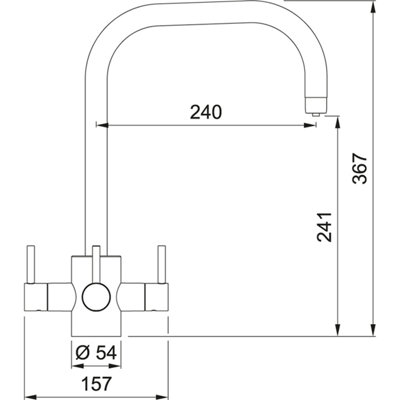Franke Filterflow Tasso Swivel in Chrome (Filter + Tap)