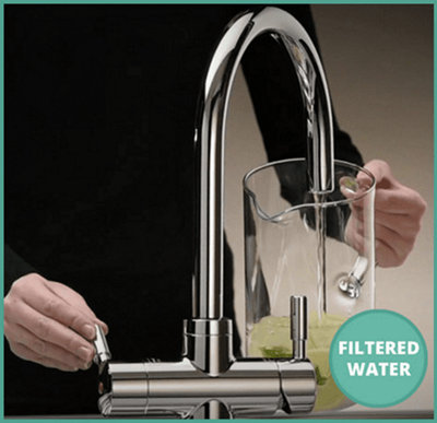 Franke Instante 4-in-1 - Instant Boiling Tap, Filter Tap - Chrome Plated