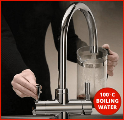 Franke Instante 4-in-1 - Instant Boiling Tap, Filter Tap - Chrome Plated