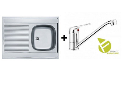 Franke Kitchen Sink Single Bowl Sit on Drainer Steel 800 x 600 with ...
