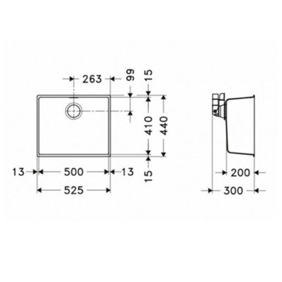 Franke Sirius 1.0 Bowl White Undermount Kitchen Sink & Tectonite Surface
