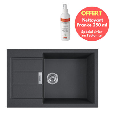 Franke Sirius XL Black undermount Tectonite kitchen sink + FREE Franke ...