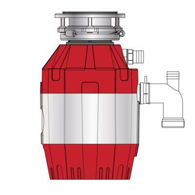 Franke TE-50 Turbo Elite 1/2 HP Kitchen Sink Food Waste Disposal Unit