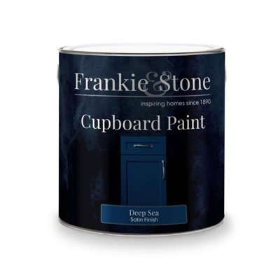 Frankie & Stone Cupboard Paint - Deep Sea - 2.5 Litre - Satin Finish ...