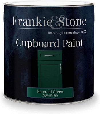 Frankie & Stone Cupboard Paint - Emerald Green - 1 Litre - Refresh Wood ...