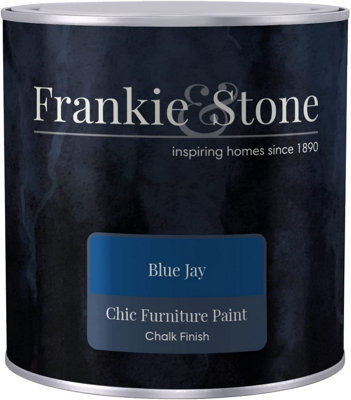Frankie & Stone Furniture Paint - Blue Jay 1 Litre - Water Based ...