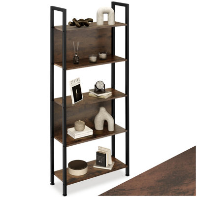 Free-standing presentation shelf Westport with 5 shelves - Industrial ...
