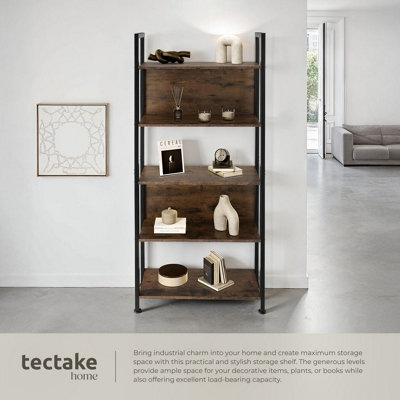 Free-standing presentation shelf Westport with 5 shelves - Industrial ...
