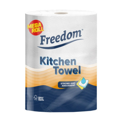 Freedom Rhino Jumbo Luxury Kitchen Towel Rolls, Super Strong ...
