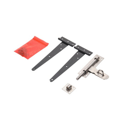 Freestanding Garden Gate Outdoor Entrance Wooden Fence Gate with Latch ...