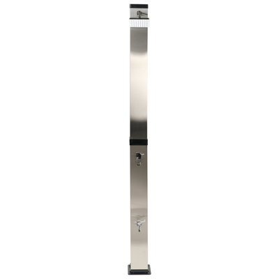 Freestanding Outdoor Solar Shower BUENOS Black