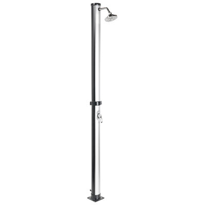 Freestanding Outdoor Solar Shower ELQUI Silver