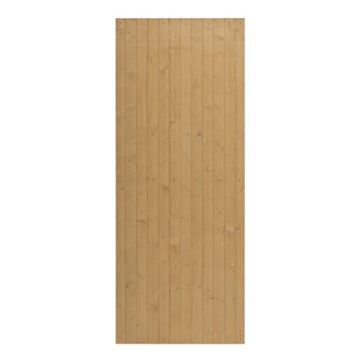 Freestanding Pine Wooden Garden Gate Side Opening Gate with Latch and ...