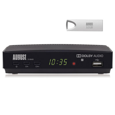 Freeview HD TV Set Top Box & PVR Recorder with 32GB USB Stick Included ...