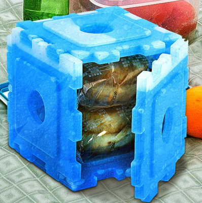Freezer Blocks Cool Bag Ice Packs Cooler Cubes Portable Car Picnic ...