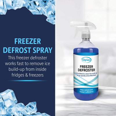 FREEZER DEFROST SPRAY 500ML SPRAY CLEANER TO REMOVE ICE FAST, EASY TO ...