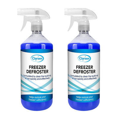 Freezer Defrost Spray Pack of 2, 1L of De-icer for Fridges & Freezers
