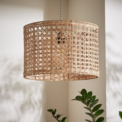 French Cane Easy Fit Shade Home Décor Pendant Light Shade Fitting | DIY ...