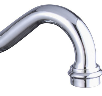 French Classic Traditional Mono Kitchen Sink Basin Mixer Tap Chrome ...