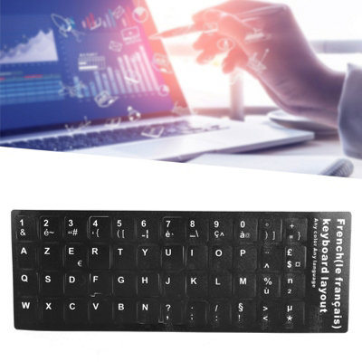 French Keyboard Stickers for Desktop&Laptop-Replacement Accessory