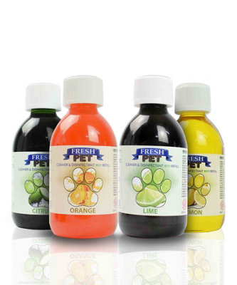 Fresh Pet 4 x 250ml Eco Refills - Citrus Pack