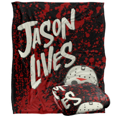 Friday The 13th Jason Lives Mask Blanket Multicoloured (One Size)
