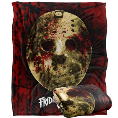 Friday The 13th Mask Jason Voorhees Blanket Multicoloured (One Size)