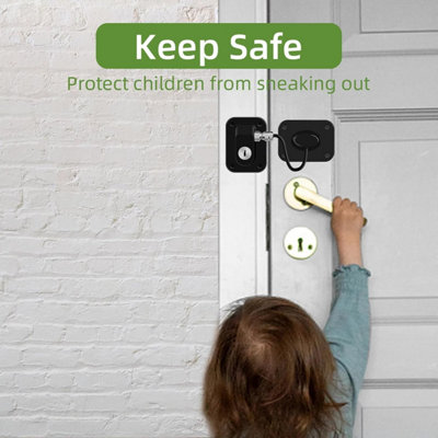 Fridge & Freezer Lock Baby Proof Refrigerator Lock with 2 Keys Child ...