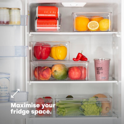 FRIDGE STORAGE XL CONTAINERS SET OF 2