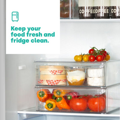 FRIDGE STORAGE XL CONTAINERS SET OF 2
