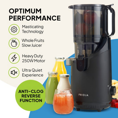 Fridja f2500 Self Feeding Whole Fruit Juicer - Large Chute, Cold Press ...