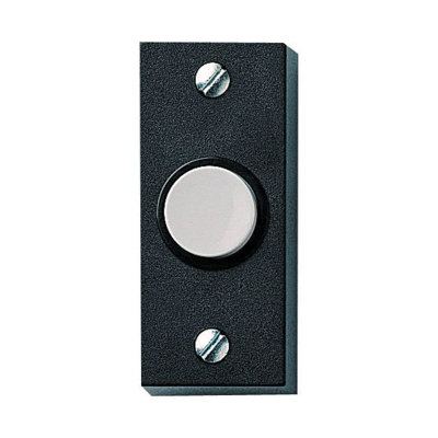 Friedland Dimex D824 Wall-Mounted Black Bell Push Button