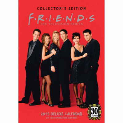 Friends Collectors Edition Deluxe 2025 A3 Wall Calendar Multicoloured ...