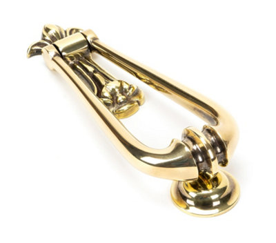 From The Anvil Aged Brass Loop Door Knocker