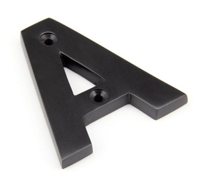 From The Anvil Aged Bronze Letter A