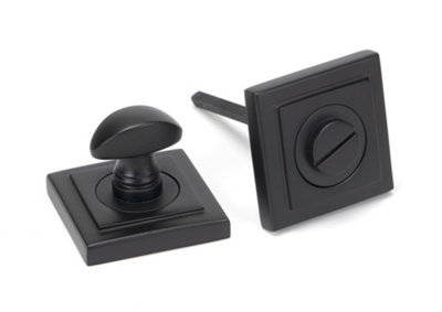 From The Anvil Aged Bronze Round Thumbturn Set (Square)