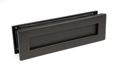 From The Anvil Aged Bronze Traditional Letterbox | DIY at B&Q